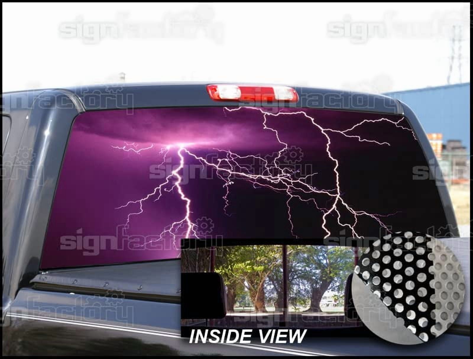 Graphix Express Truck Back Window Decals (P33 Lightning) - Universal ...