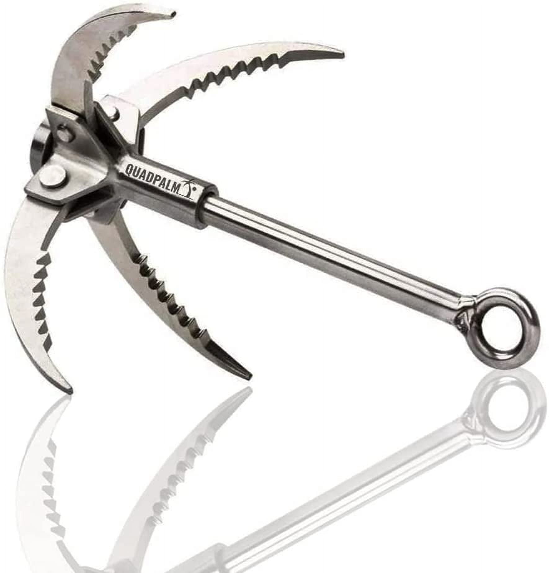 Grappling Hook with 10m Rope – Multifunctional QUADPALM Grapple Hook ...