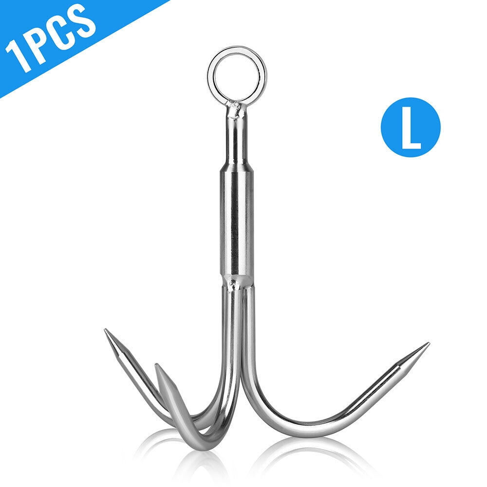 Grappling Hook 3Claw Climbing Hook Stainless Steel Grapnel Hook Small/Large size - Walmart.com