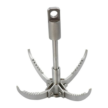 GoXteam Grappling Hook, 4-Claw Folding Stainless Steel Grapple Hooks ...