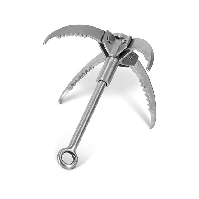 Grappling Hook Folding Survival Claw Multifunctional Stainless Steel ...