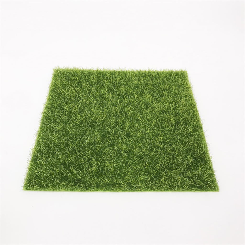 Grass Craft Faux Moss Miniature 15x15cm Decor Garden Dollhouse home toy ...