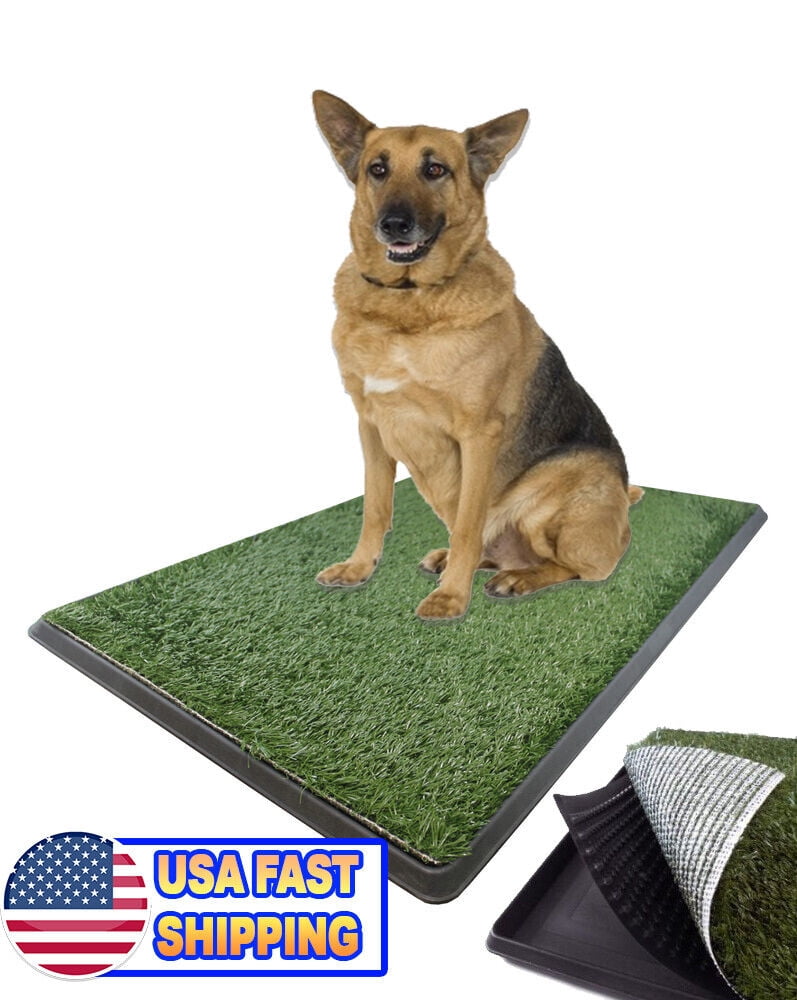 Grass Dog Potty Pad Indoor Artificial Pet Mat - 30x20" Puppy Pee ...