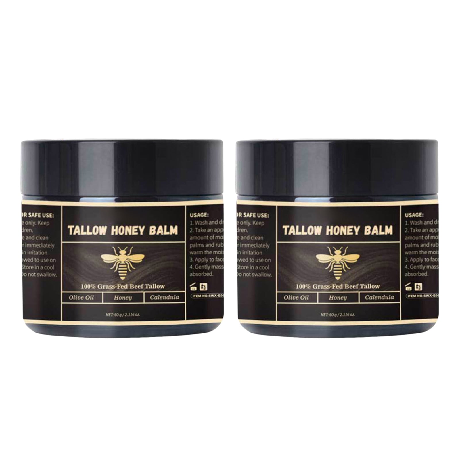 Grass-Fed Beef Tallow Balm - Natural Moisturizer & Barrier Repair - 60g ...