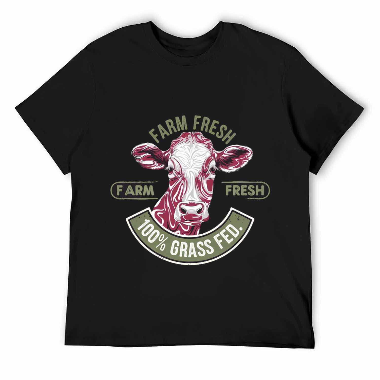 Grass Fed Beef Zodiac Sign Astrology April May Birthday Retro T-Shirt ...