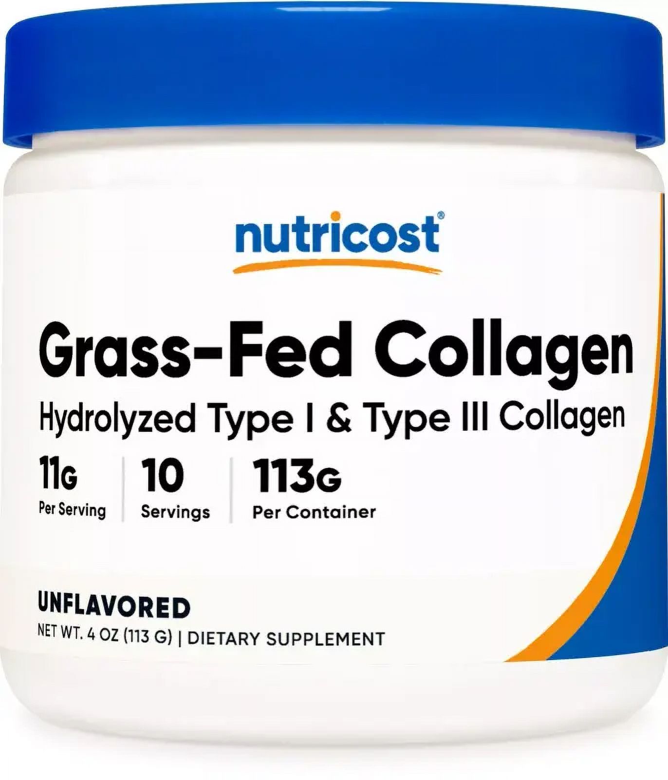 Grass-Fed Collagen Powder ,113 gram - Gluten Free and Non-GMO - Walmart.com