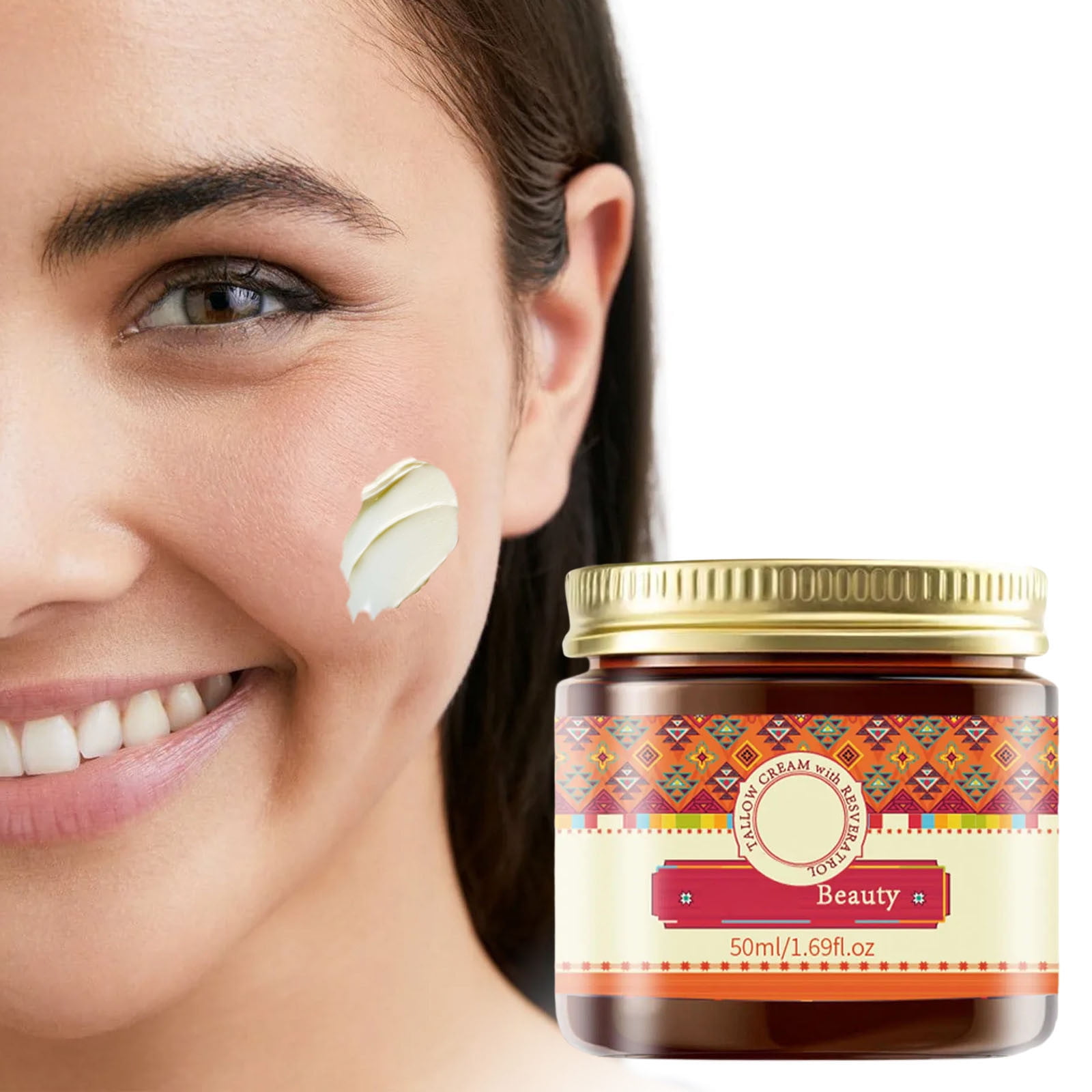 Grass Fed Tallow Face Moisturizer | Natural Whipped Balm for Long ...