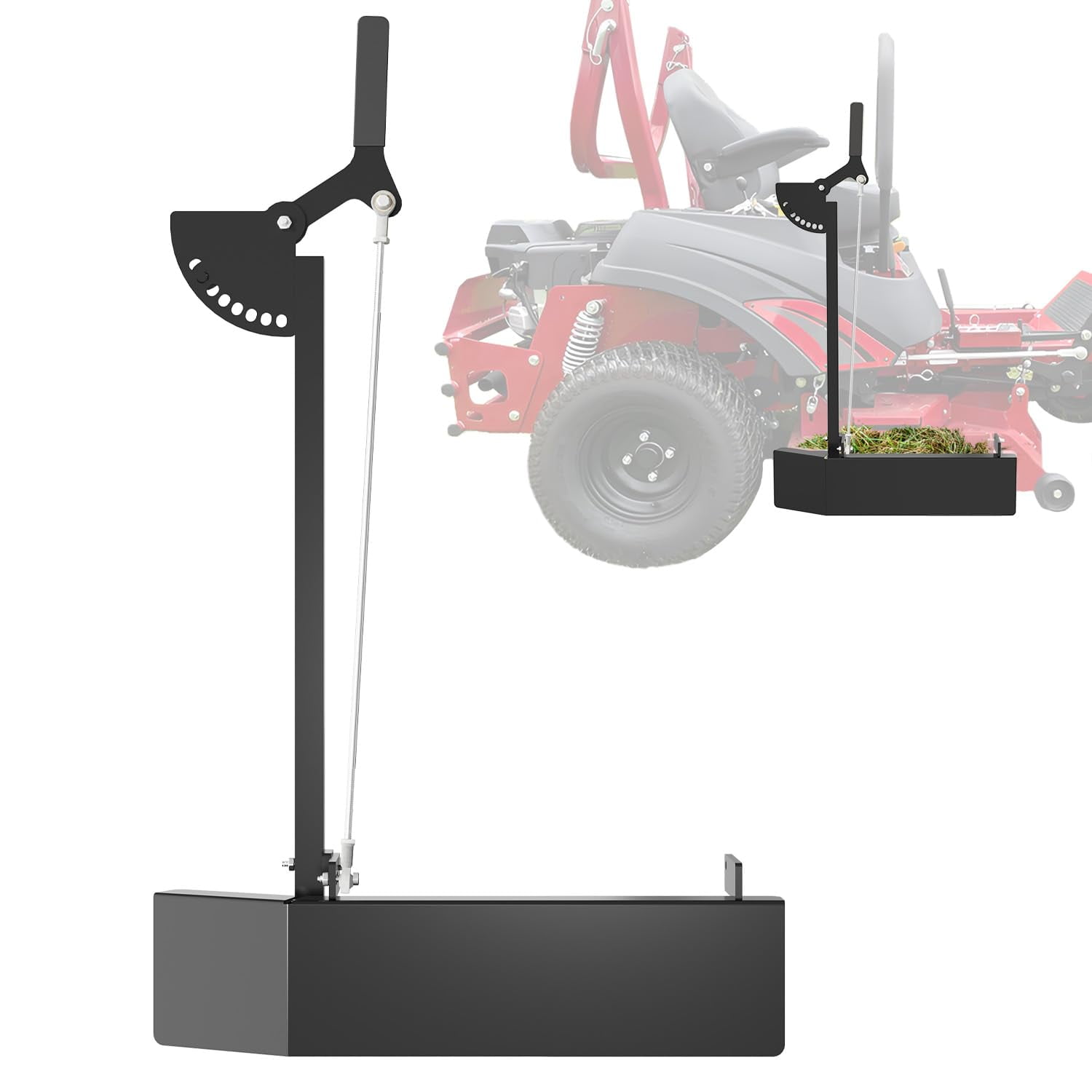 Grass Flap Chute Blocker, Heavy Lawn Mower Chute Blocker Fit for Ferris ...