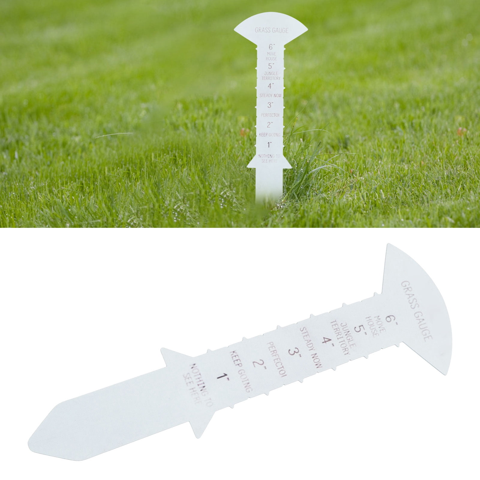 Grass Gauge，Great Outdoor Grass Ruler Prune Plant Measuring Tools ...