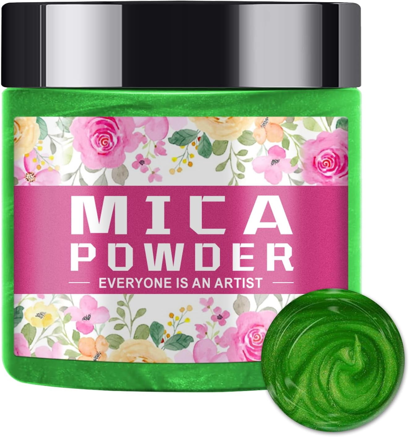 Grass Green Mica Powder for Soap Making - Vibrant Pigment for Epoxy ...