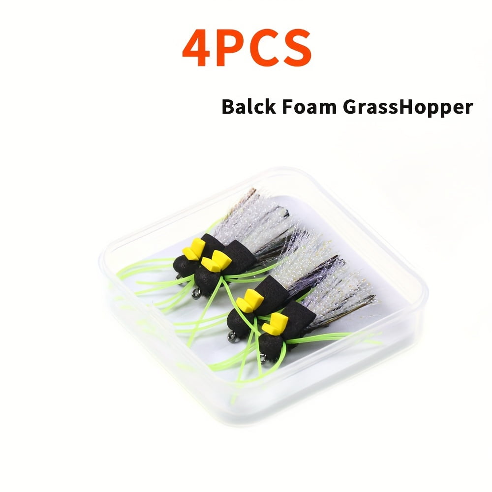 Grass Hopper Madam Spider Foam Dry Flies Fly Fishing Floating Foam ...