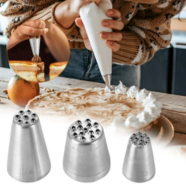 5pcs Rose Flower Piping Tips Set, Baking Decoration Starter Kit ...