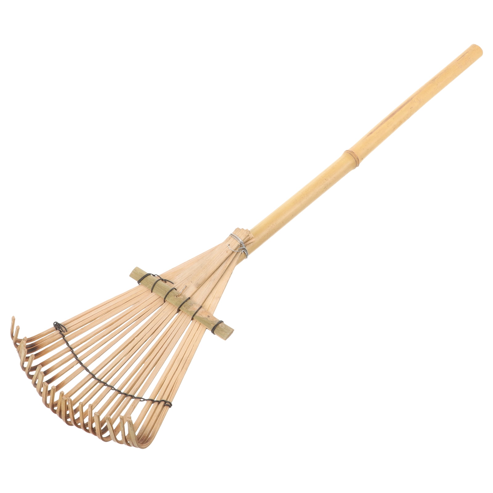 Grass Rake Bamboo Agricultural Tools (bamboo 20 Teeth) Hand Cultivator ...