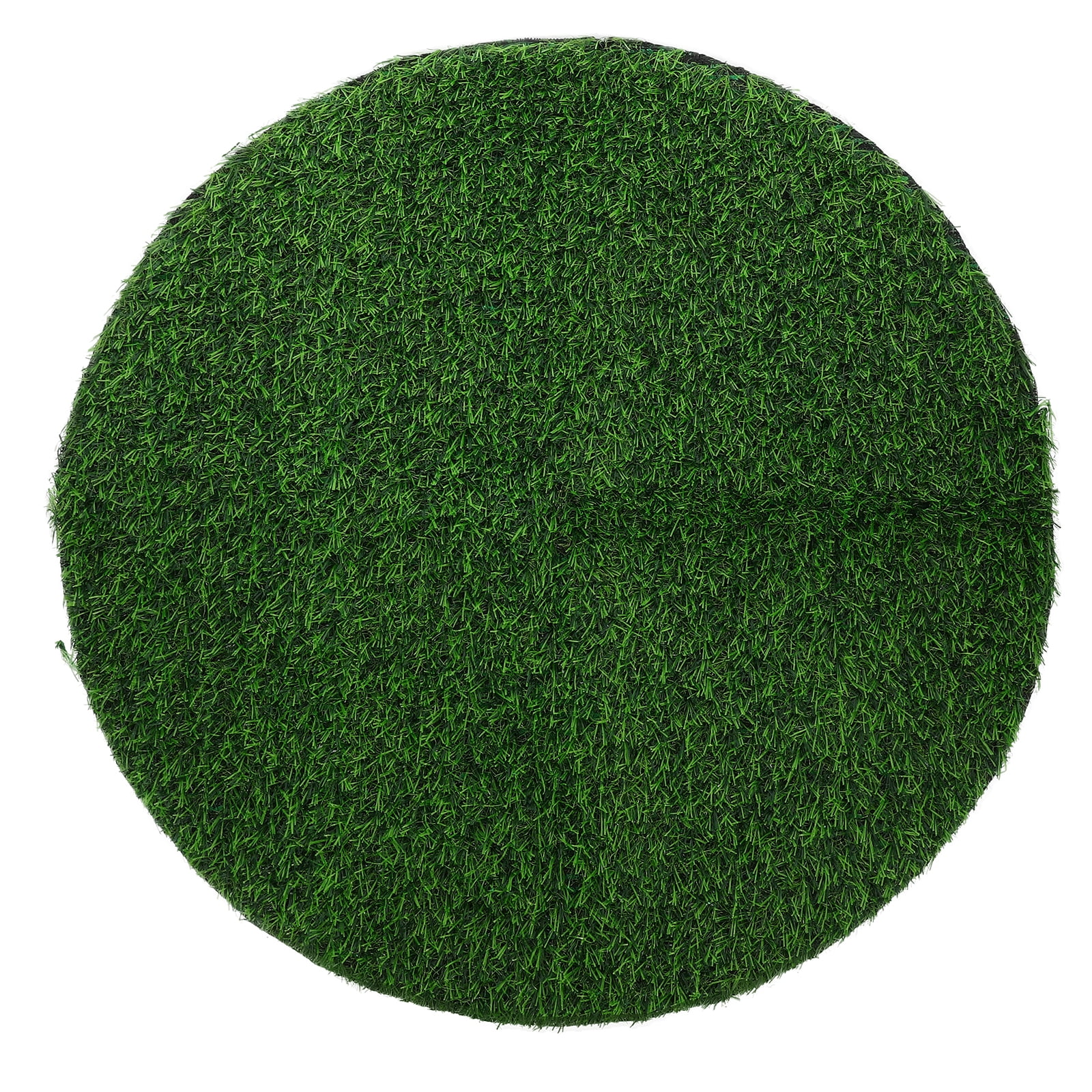 Grass Round Placemats Mat Green Artificial Tabletop Grass Mat Decor for ...