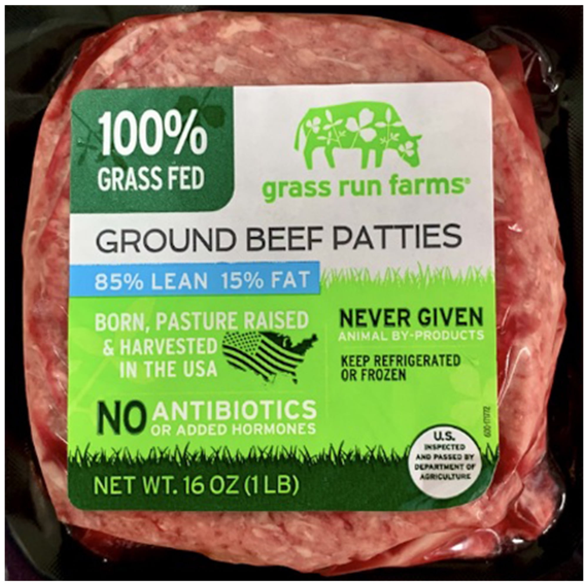 Grass Run Farms 85/15 Ground Beef - Walmart.com
