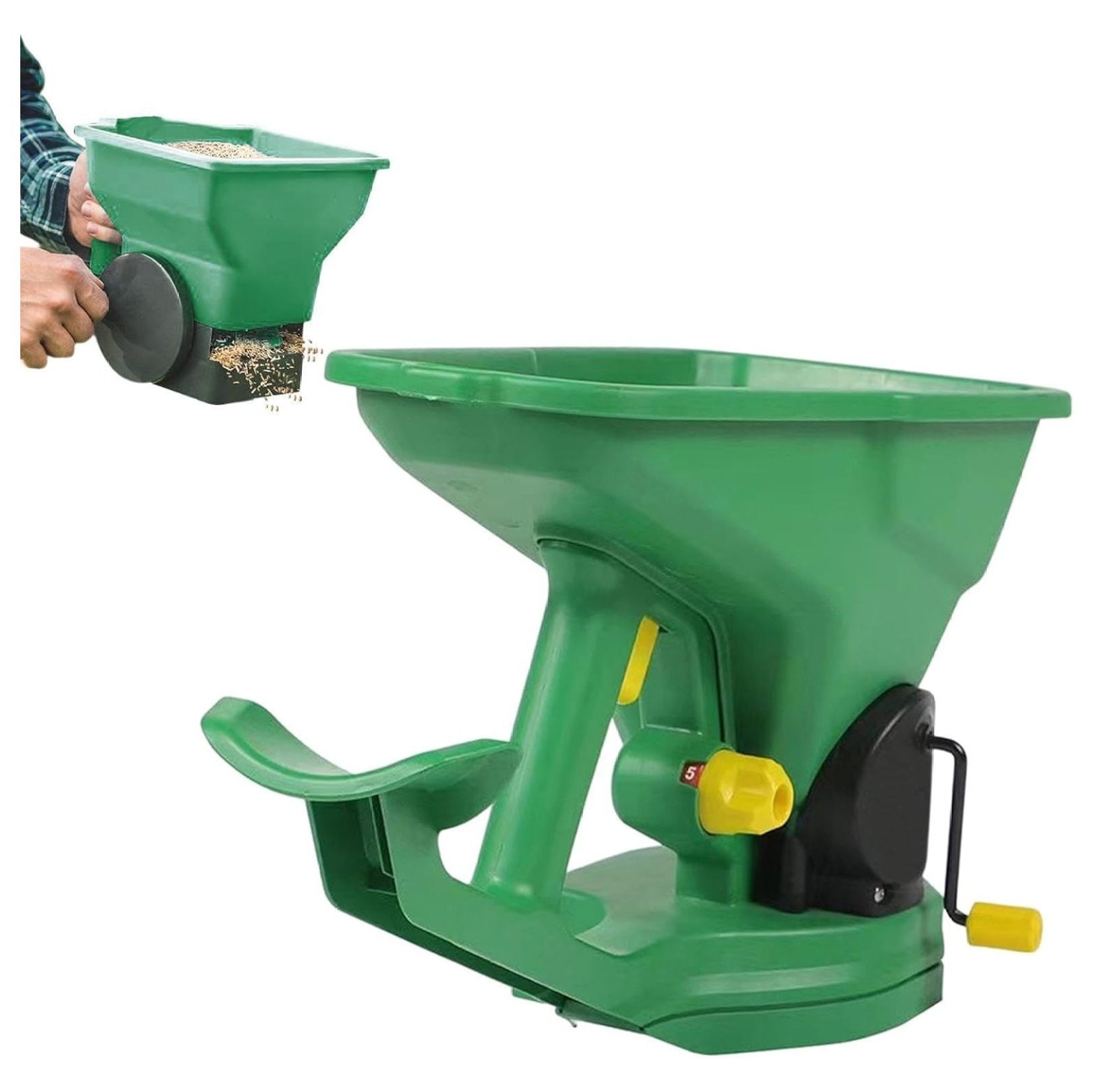 Grass Seed Spreader Handheld, Fertilizer Seed Spreaders for Lawns ...