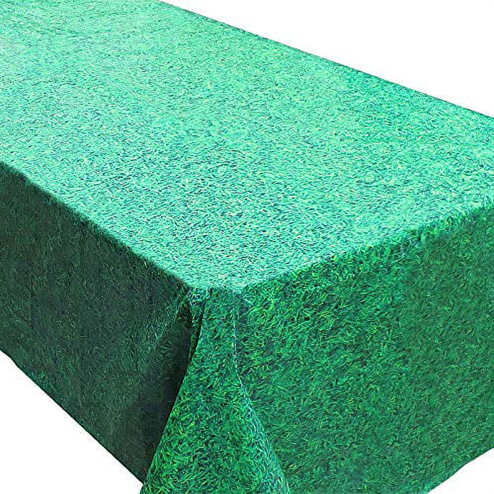 Grass Table Covers (2 Pack), Mining Birthday Supplies, Luau and Summer ...
