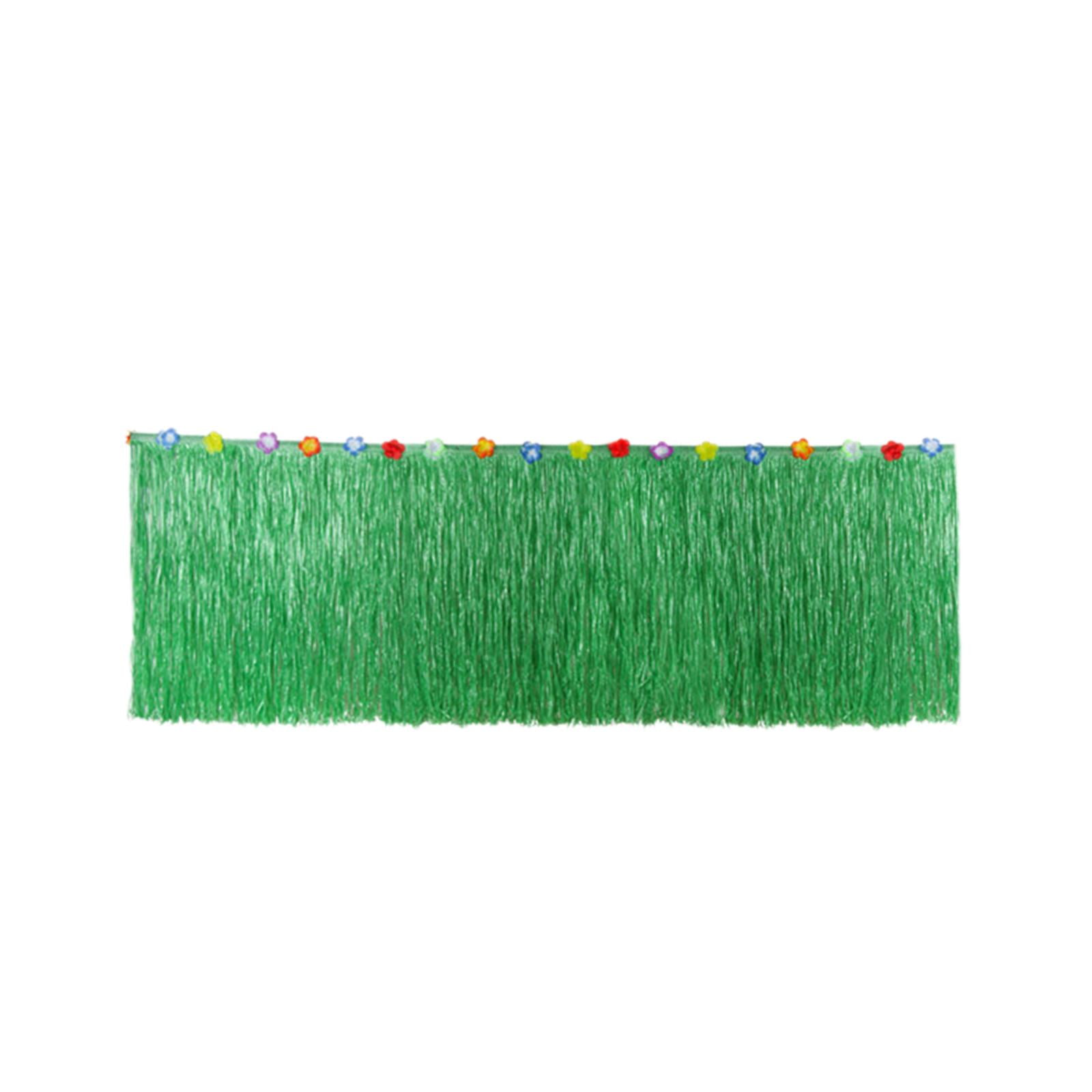 Grass Table Skirt Practical Stylish Birthday Party for Wedding Table ...