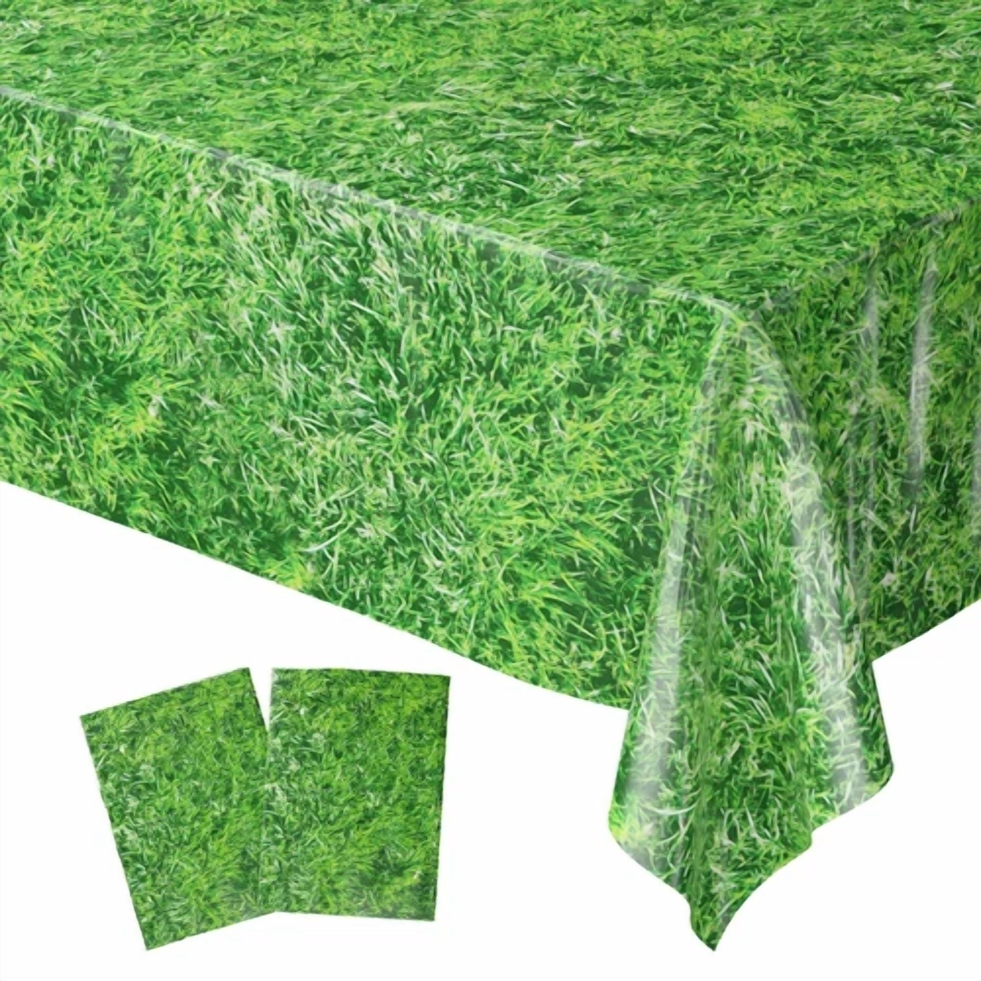Grass Tablecovers (2), Mining Birthday Supplies, Luau And Summer ...