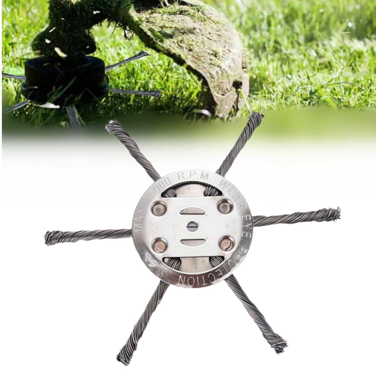 Grass Trimmer Head Replacement Accessory Weeding Wheel for Brush Cutter ...