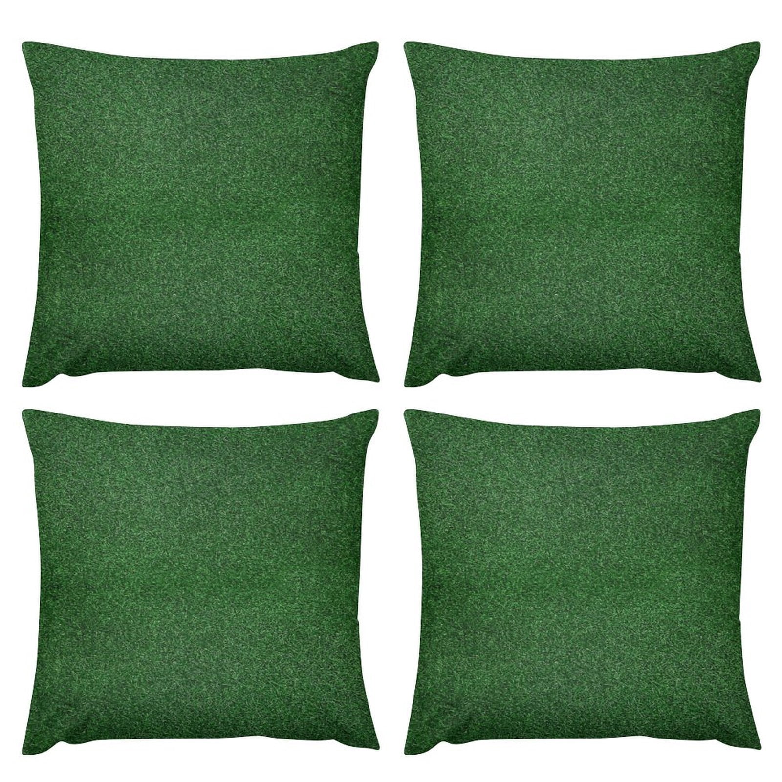 Grass Turf Fake Grass Green Grass 4 Pcs Cushion Covers Sofa Cushion ...