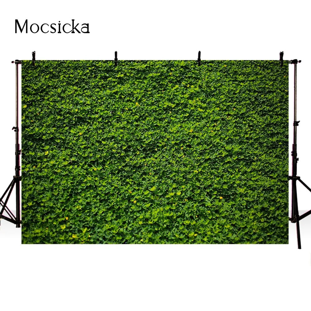 Grass Wall Photography Backdrops Spring Wedding Bridal Shower Photo ...