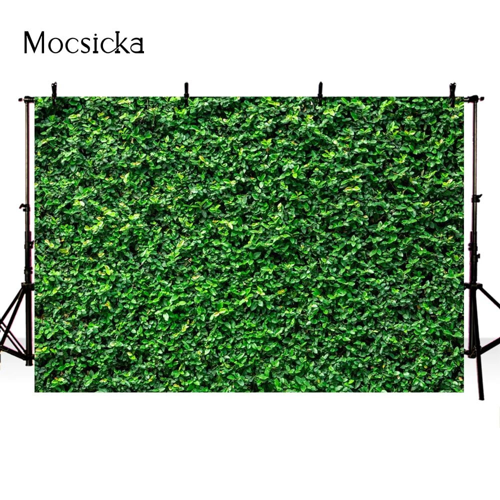 Grass Wall Photography Backdrops Spring Wedding Bridal Shower Photo ...