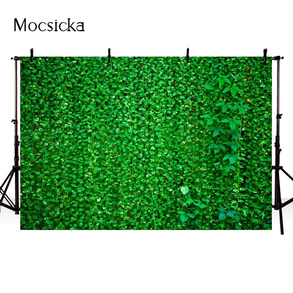 Grass Wall Photography Backdrops Spring Wedding Bridal Shower Photo ...