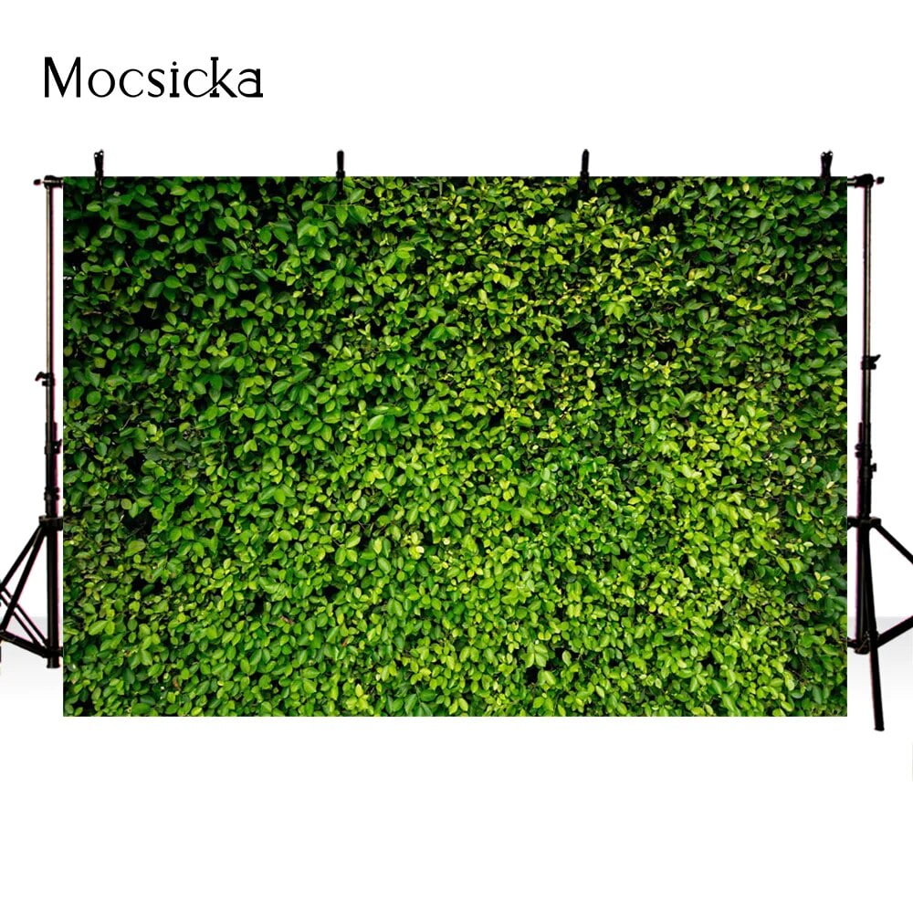 Grass Wall Photography Backdrops Spring Wedding Bridal Shower Photo ...