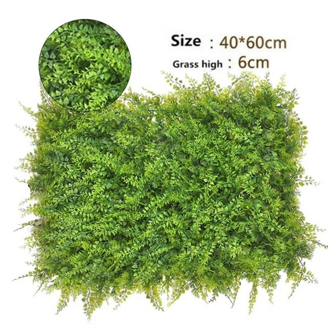 Grass Wall Privacy Screen Greenery Backdrop Panels, Artificial Green ...