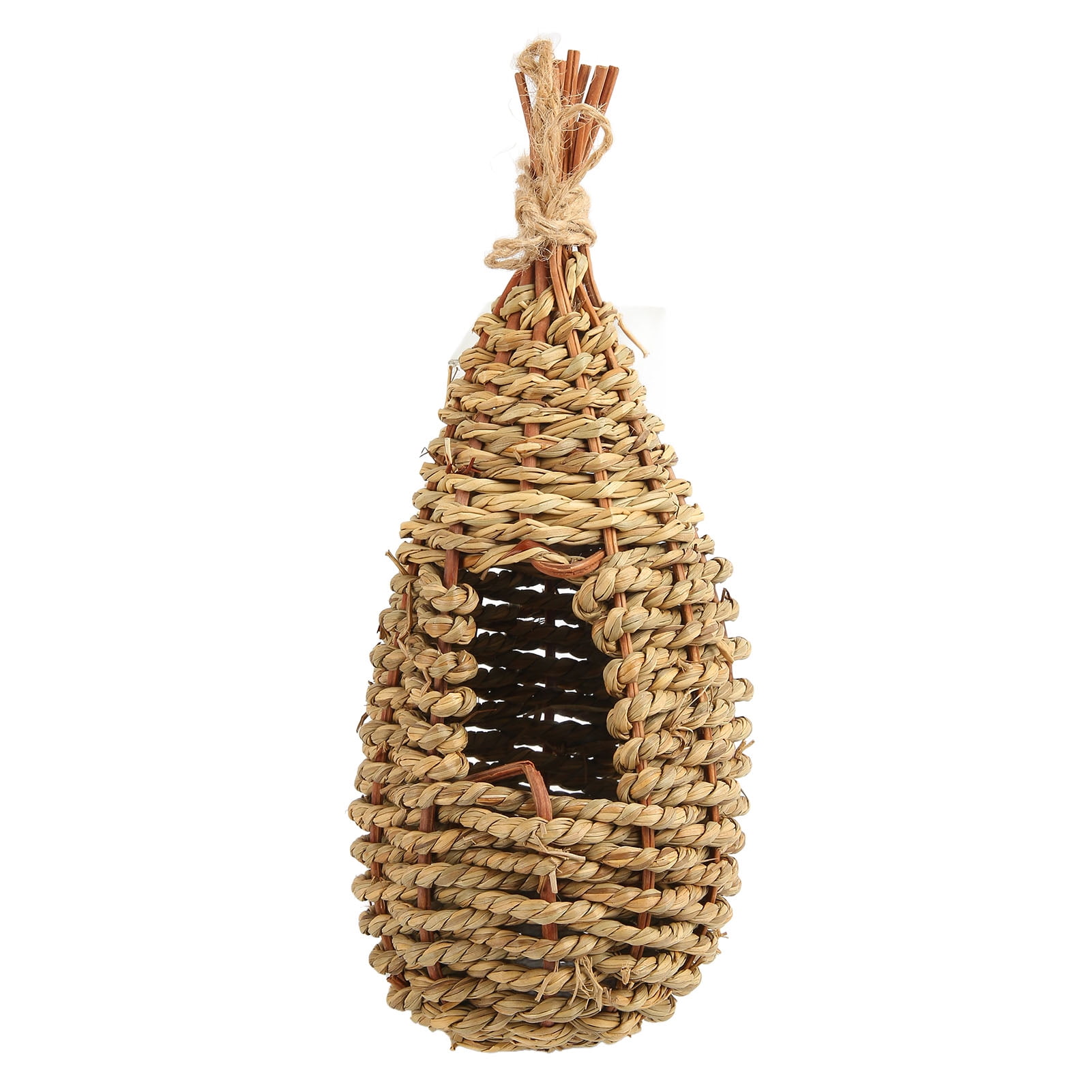 Grass Woven Bird Nest Natural Hanging Hand Woven Hummingbird Nest for ...