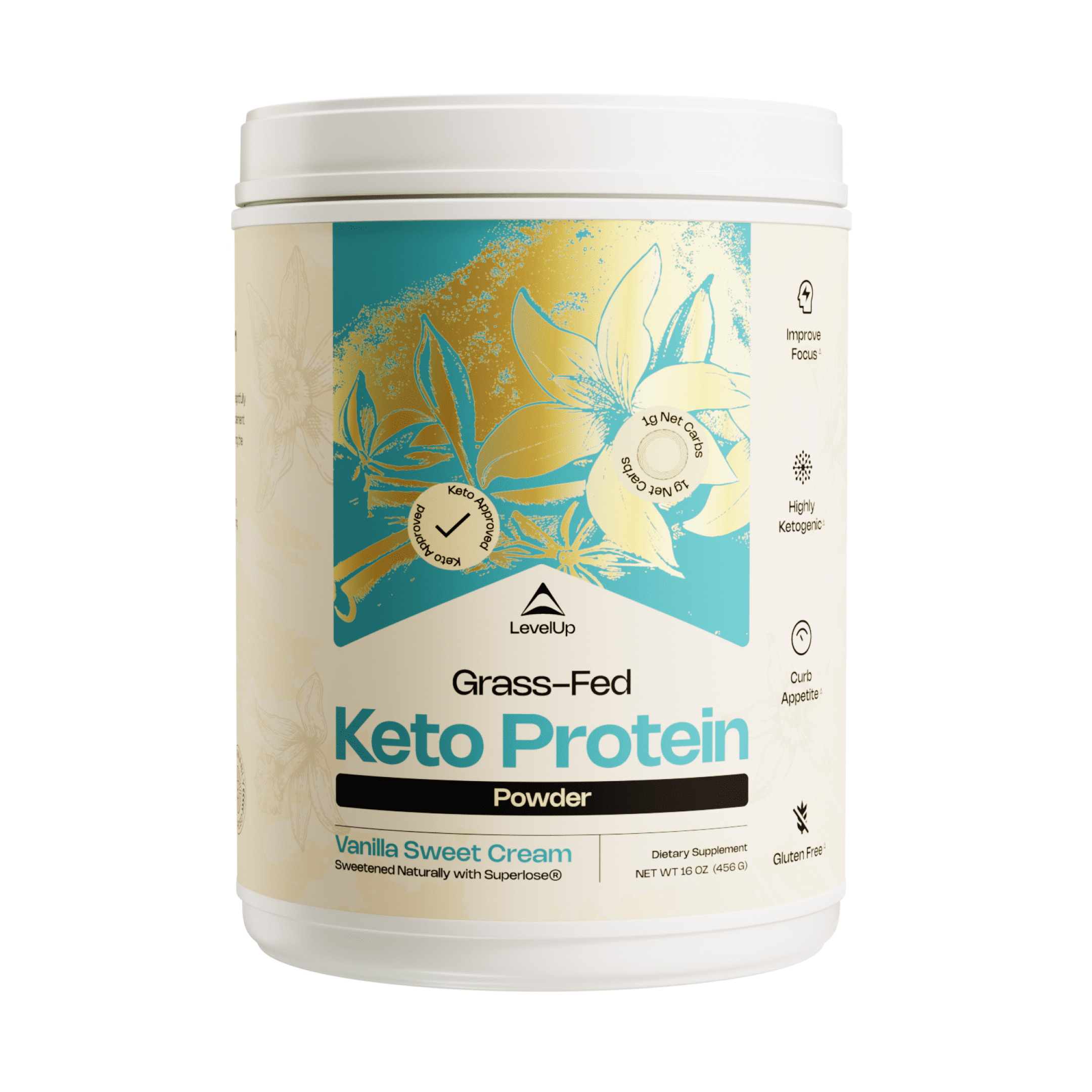 Grass-fed Keto Protein Powder: Collagen Peptides - Whey Protein Isolate ...