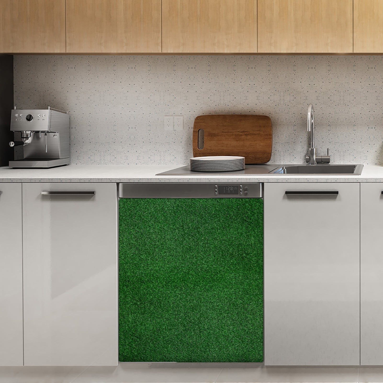 Grass turf fake grass green grass Dishwasher Magnet Cover Decorative ...