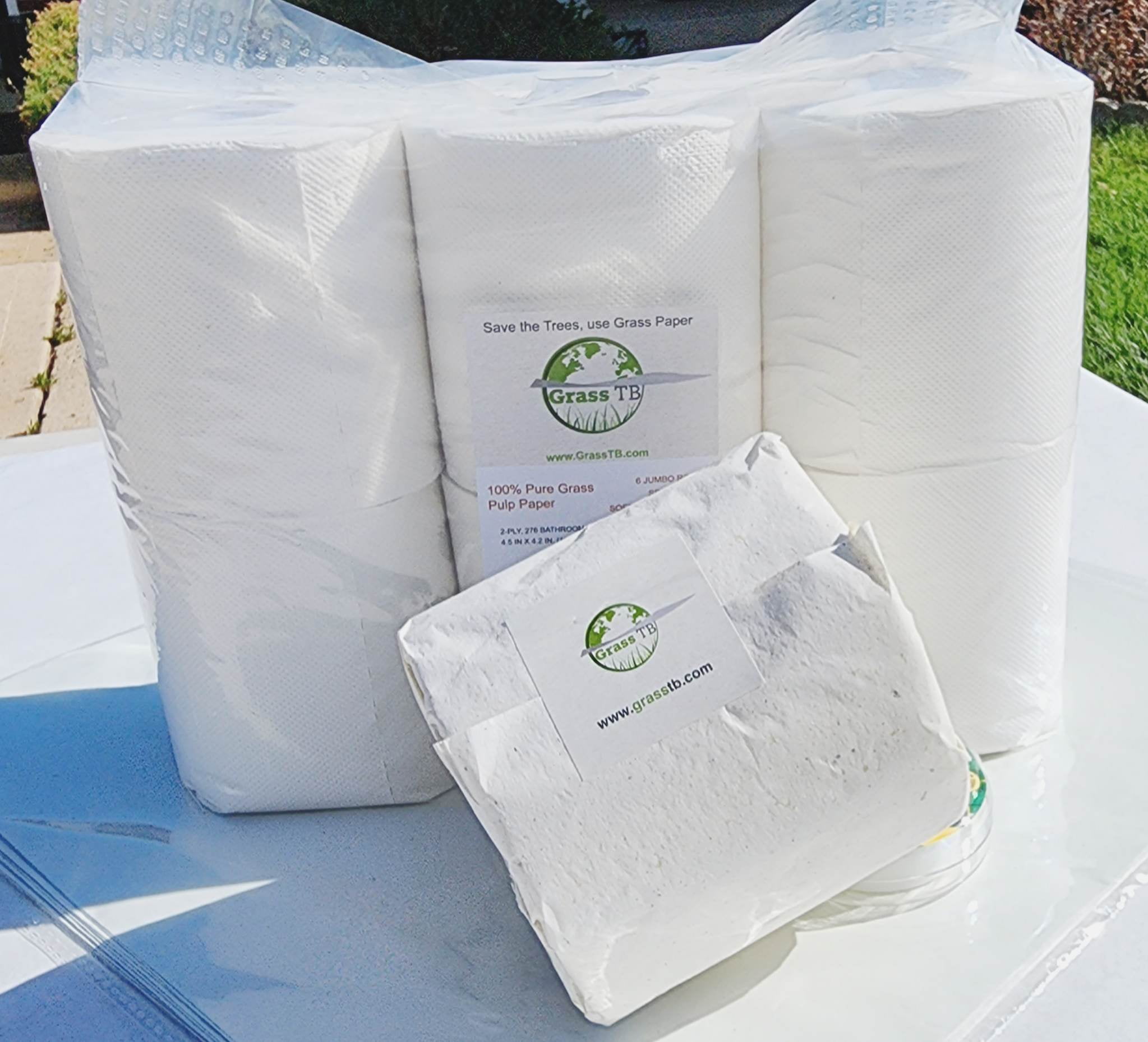 GrassTB 100% Grass Pulp Toilet Paper, 36 Count - Walmart.com