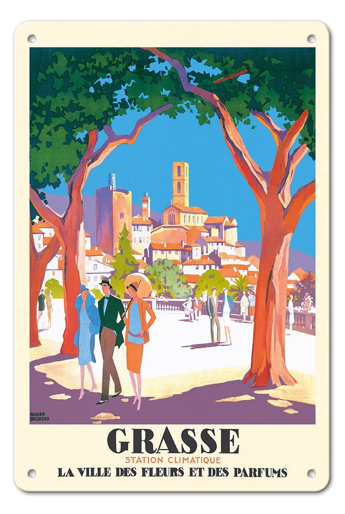 Grasse France - The City of Flowers and Perfumes - PLM French Railways ...