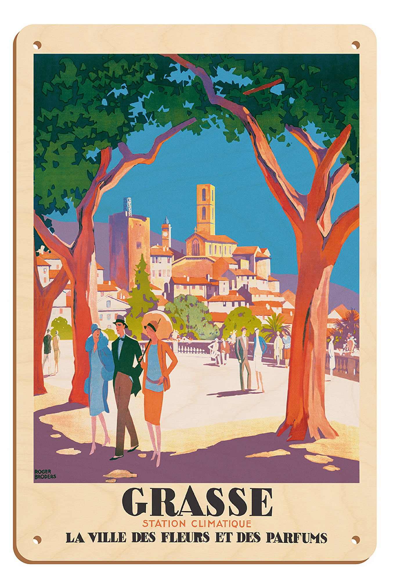 Grasse France - The City of Flowers and Perfumes - PLM French Railways ...