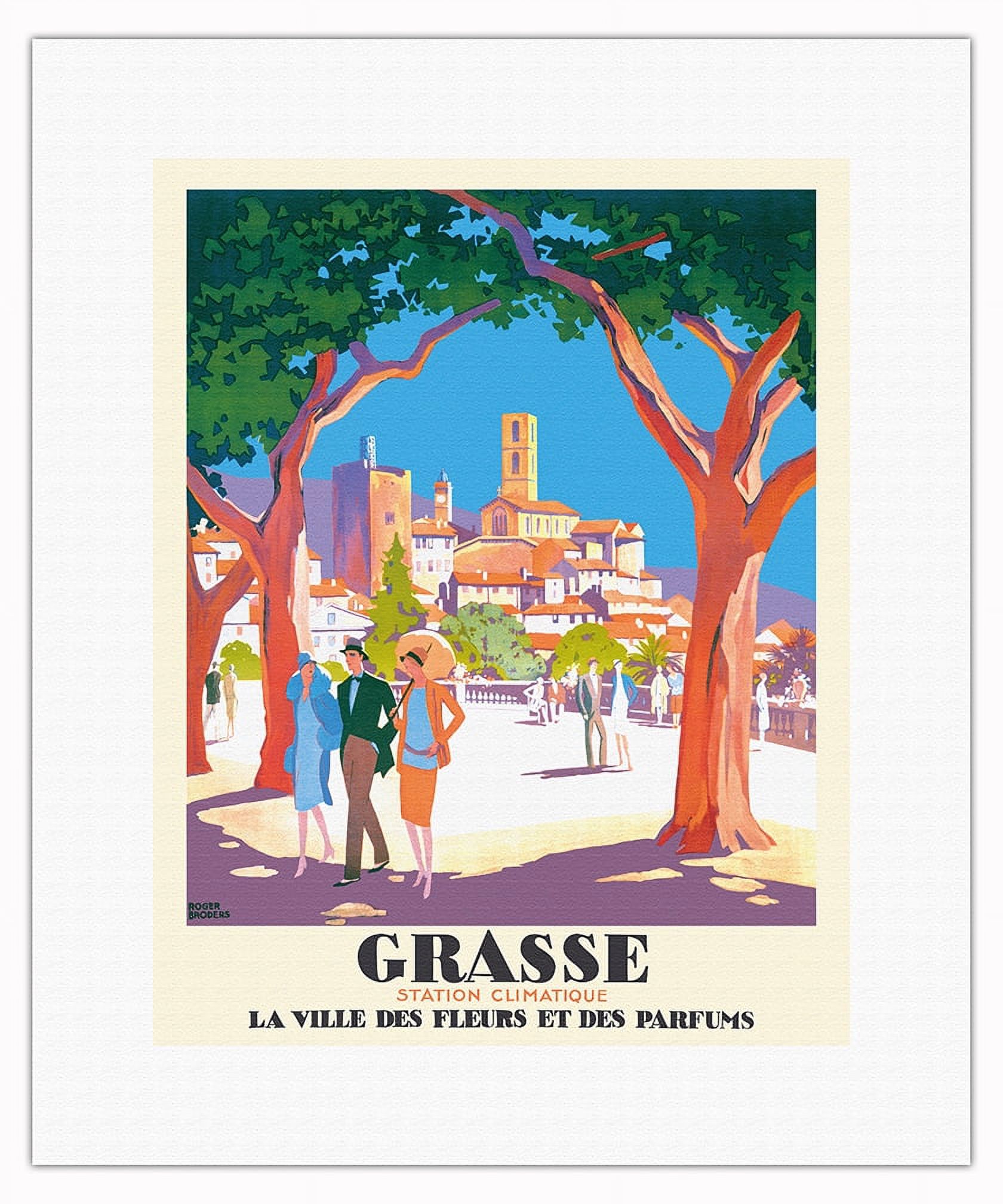 Grasse France - The City of Flowers and Perfumes - PLM French Railways ...