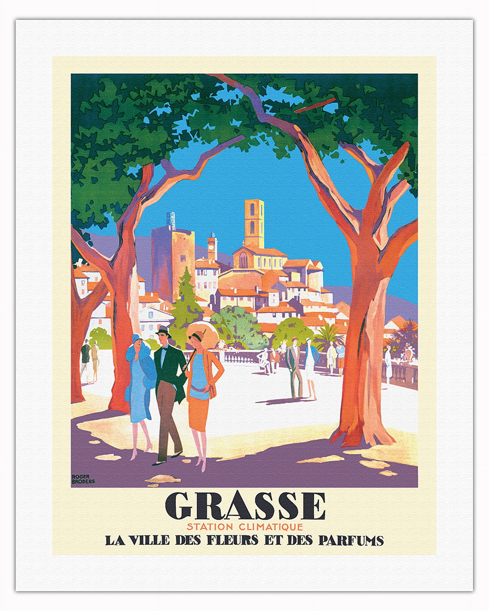 Grasse France - The City of Flowers and Perfumes - PLM French Railways ...