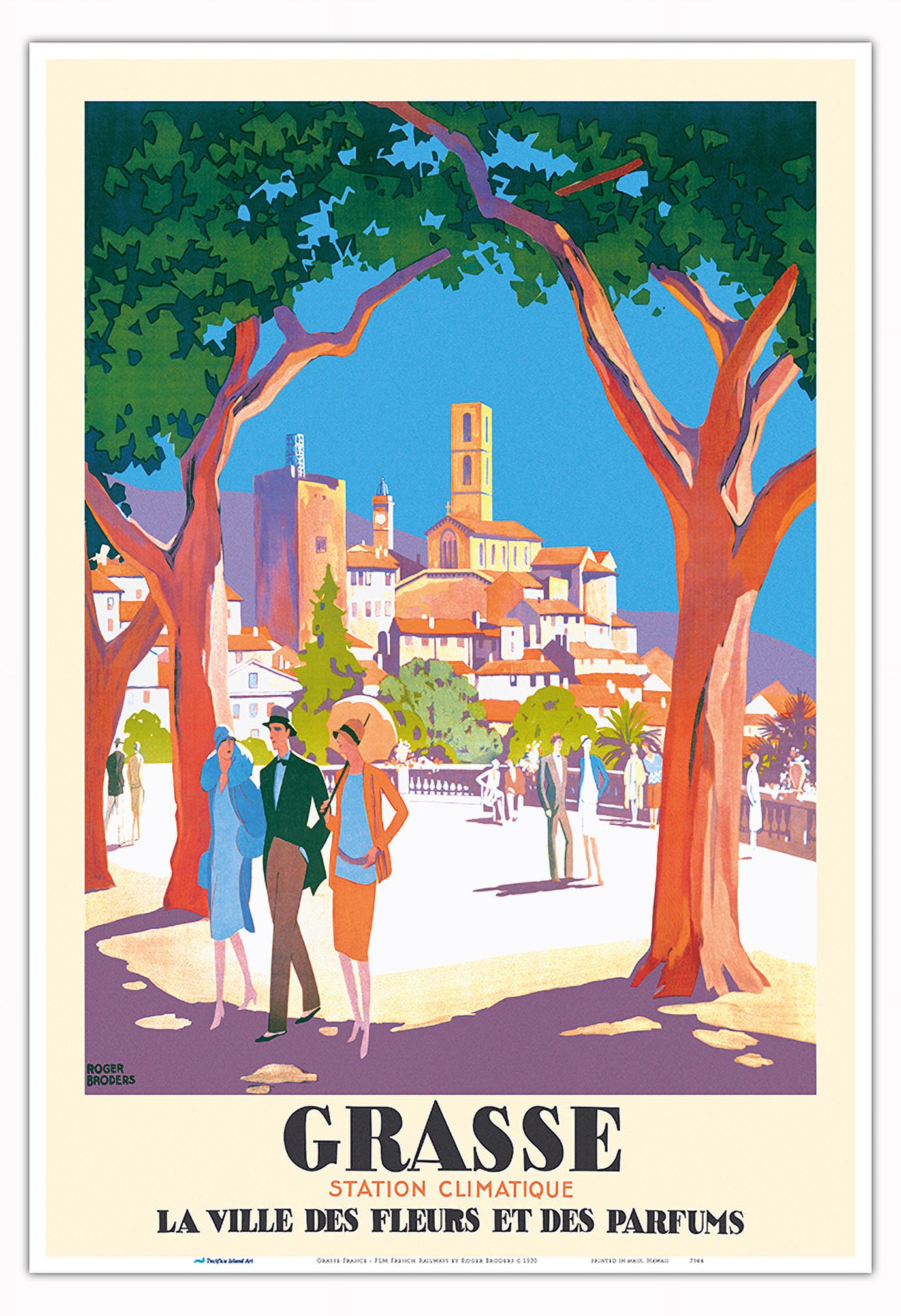 Grasse France - The City of Flowers and Perfumes - PLM French Railways ...
