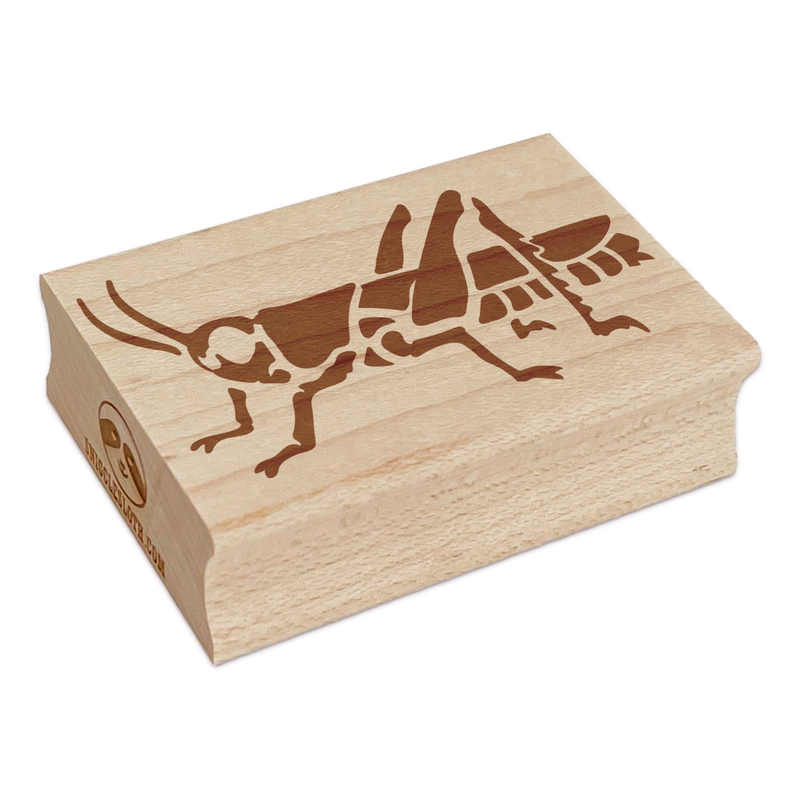Grasshopper Locust Insect Bug Rectangle Rubber Stamp Stamping ...