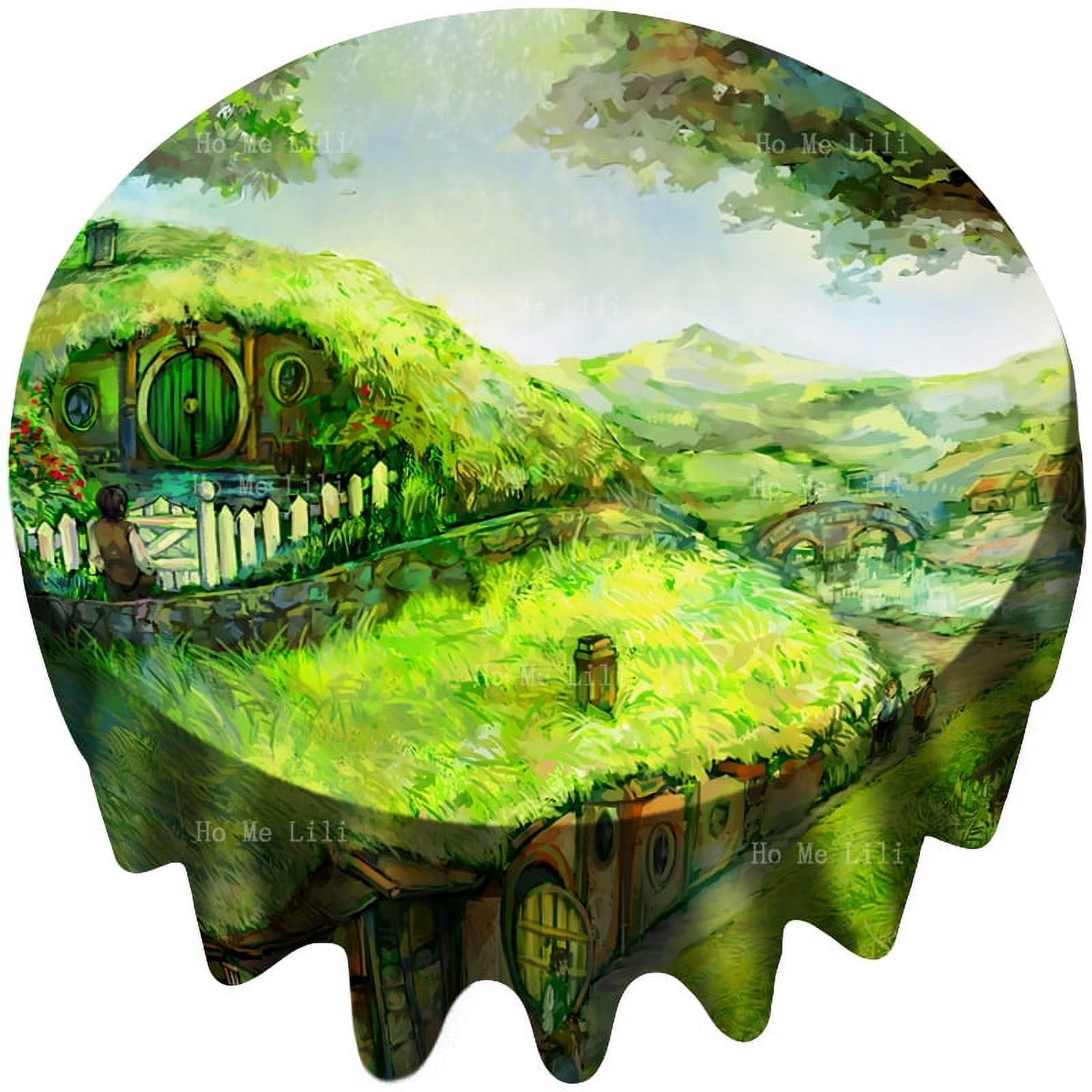 Grassland Emotion Cartoon Style Character Fairy Tale Green Background ...