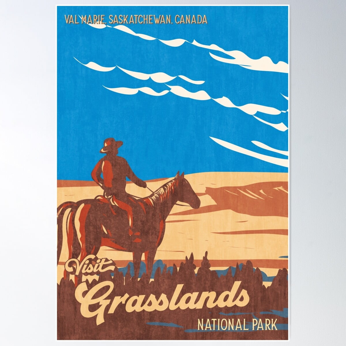 Grasslands National Park Canada Poster Poster Wall Art, Modern Wall ...