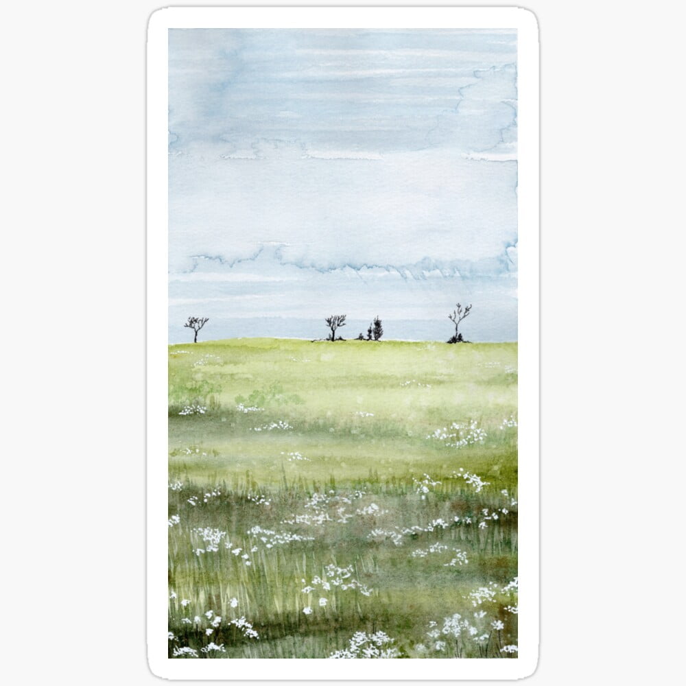 Grasslands Sticker Phone Decal Water Bottle Stickers Car Decals, Laptop ...