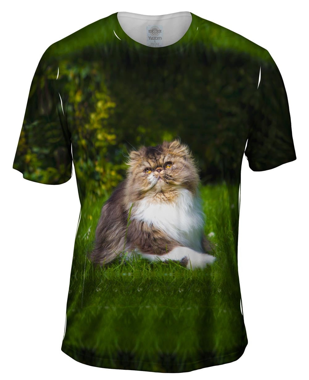 Grassy Cat Mens T-Shirt All Over Print - Walmart.com