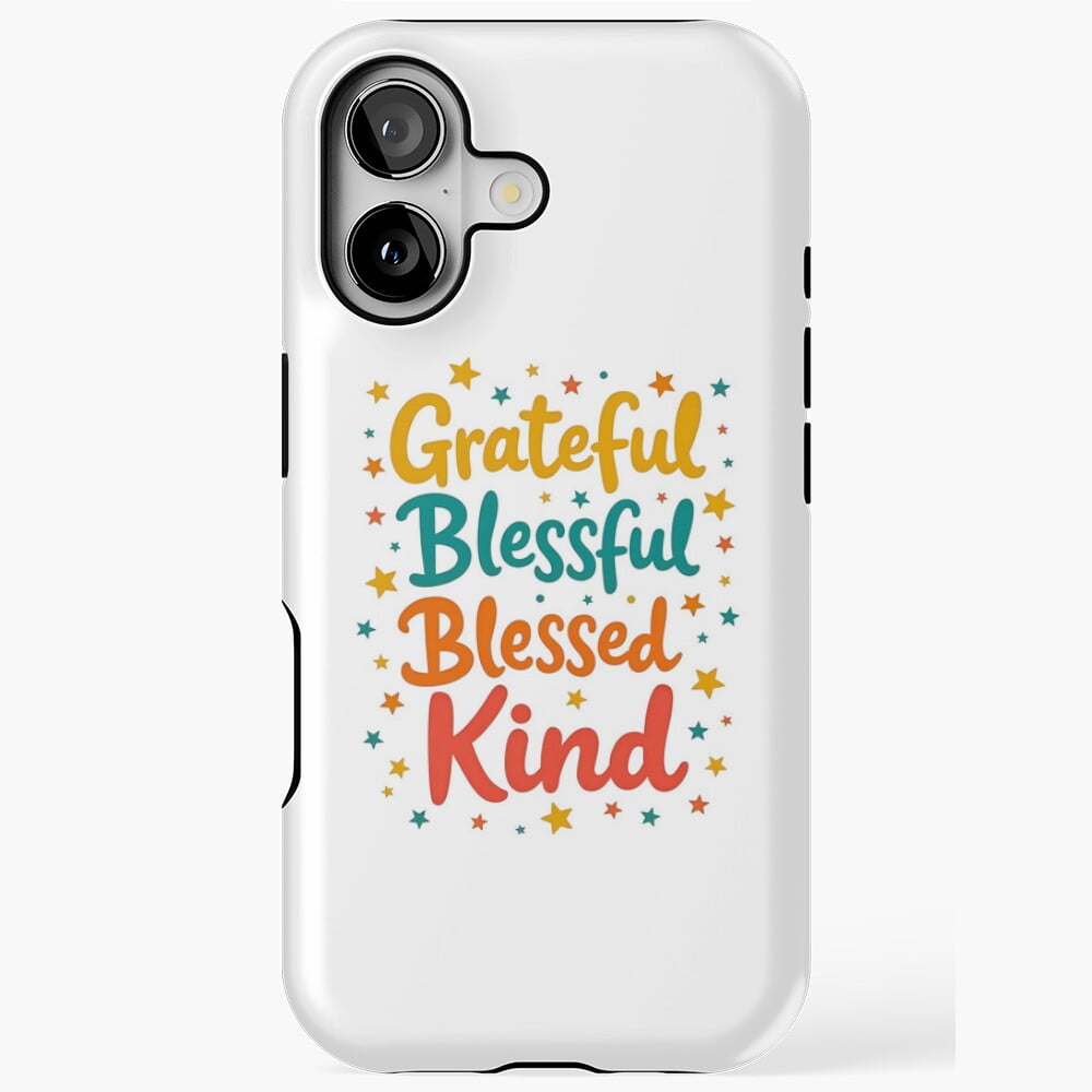 Grateful And Blessed With Kindness Inspirational Case for iPhone 11-17 ...