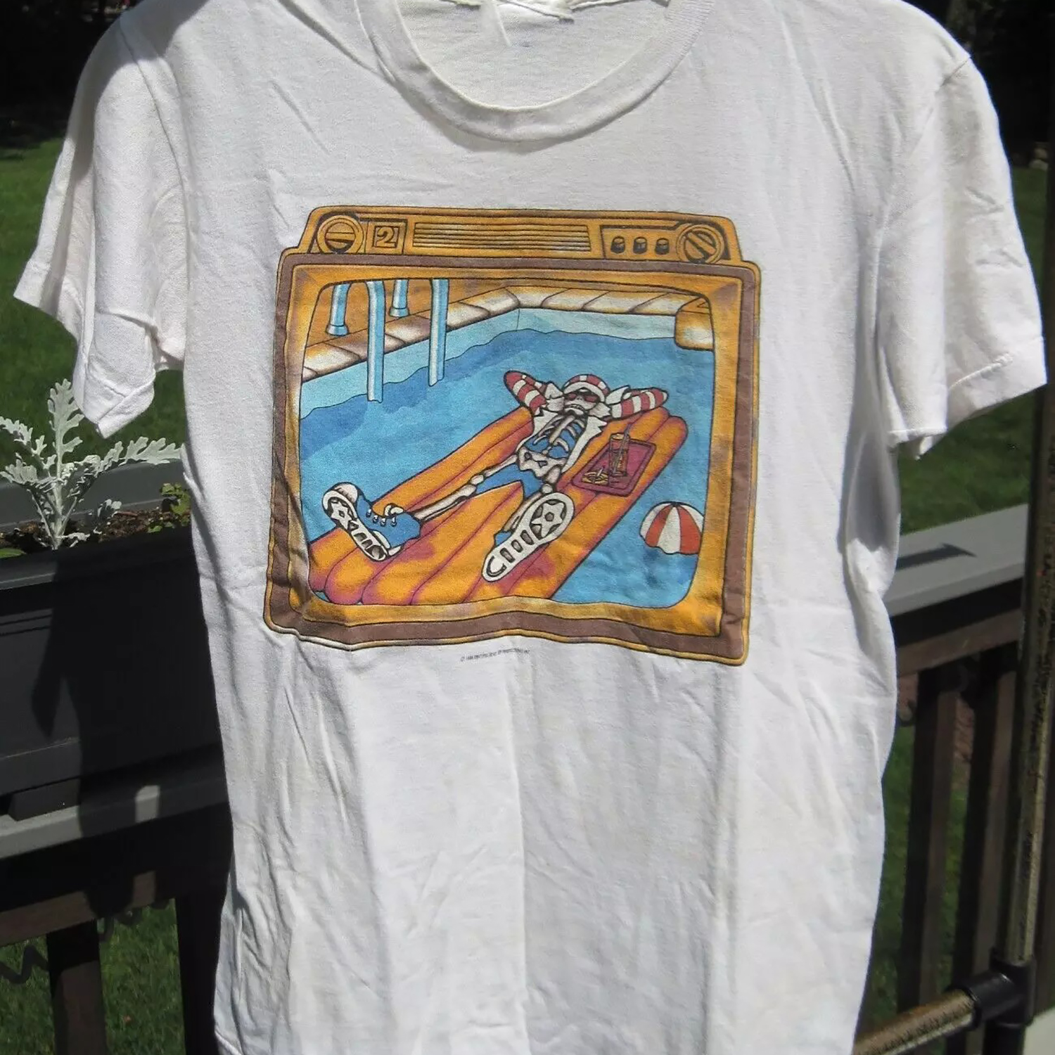 Grateful Dead 1986 CONCERT T SHIRT RARE MED BEAUTIFUL S-4XL - Walmart.com