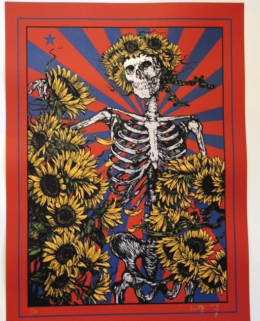 Grateful Dead - 50Th Anniversary - Lenticular - Mike Dubois - Fare Thee ...