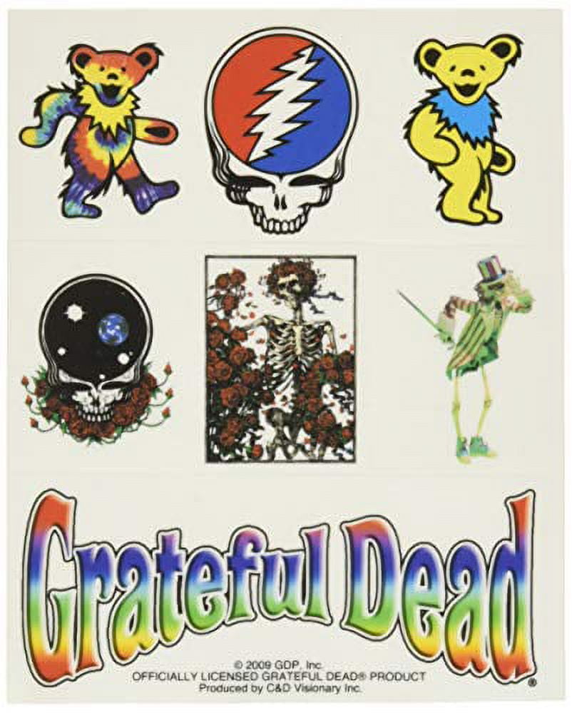 Grateful Dead Sticker Set - Walmart.com
