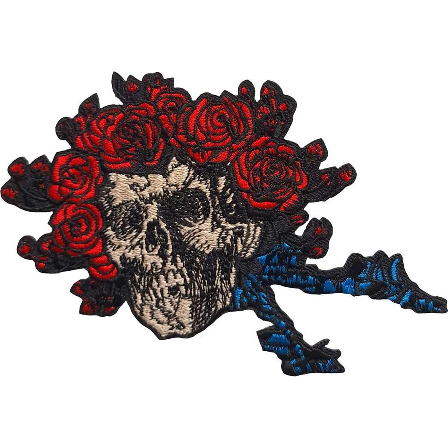 Grateful Dead Bertha Skull Iron On Patch - Walmart.com