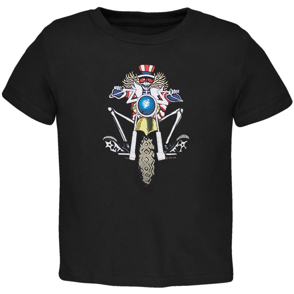Grateful Dead Boys Psycle Sam Black Short Sleeve T Shirt - Walmart.com